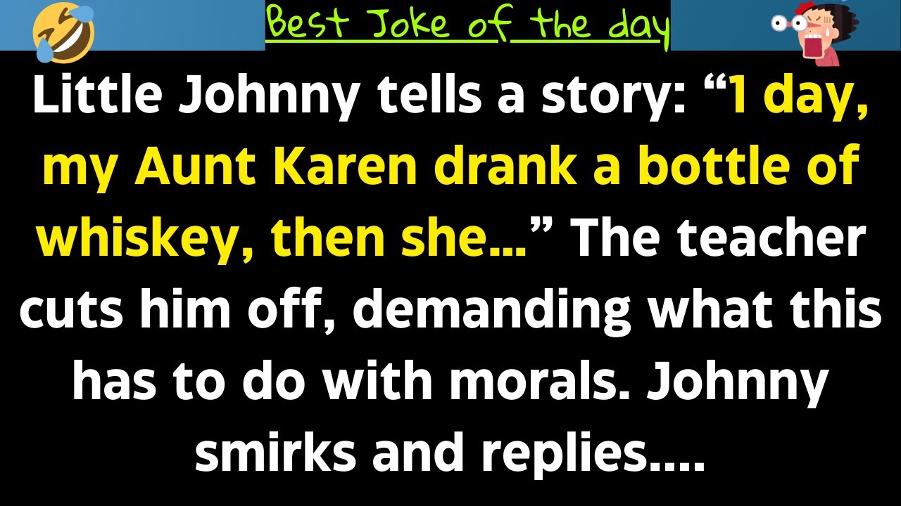 🤣Little Johnny’s Wild Story Turns Into a Shocking Moral #jokes - YouTube