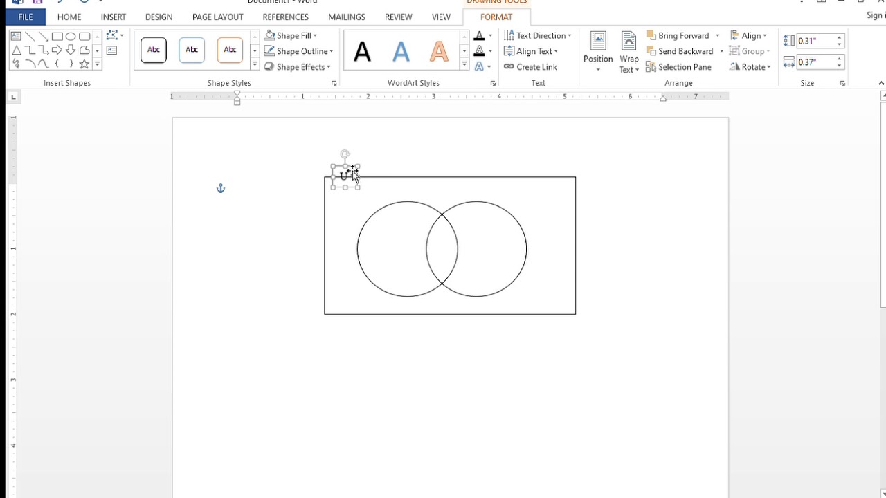 How To Draw A Venn Diagram In Word? - Youtube