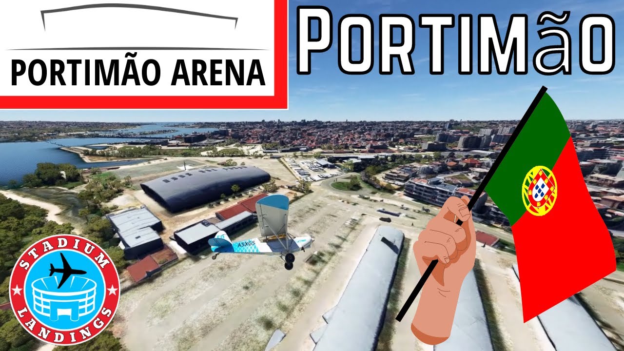 Portimão Arena - Microsoft Flight Simulator STADIUM LANDING! - YouTube
