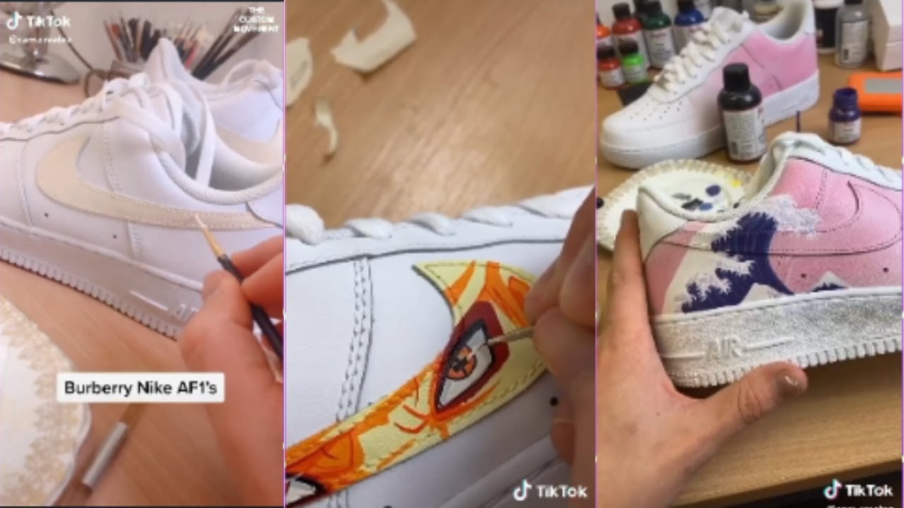 2021 Custom Nike AIR Force 1 Compilation - YouTube