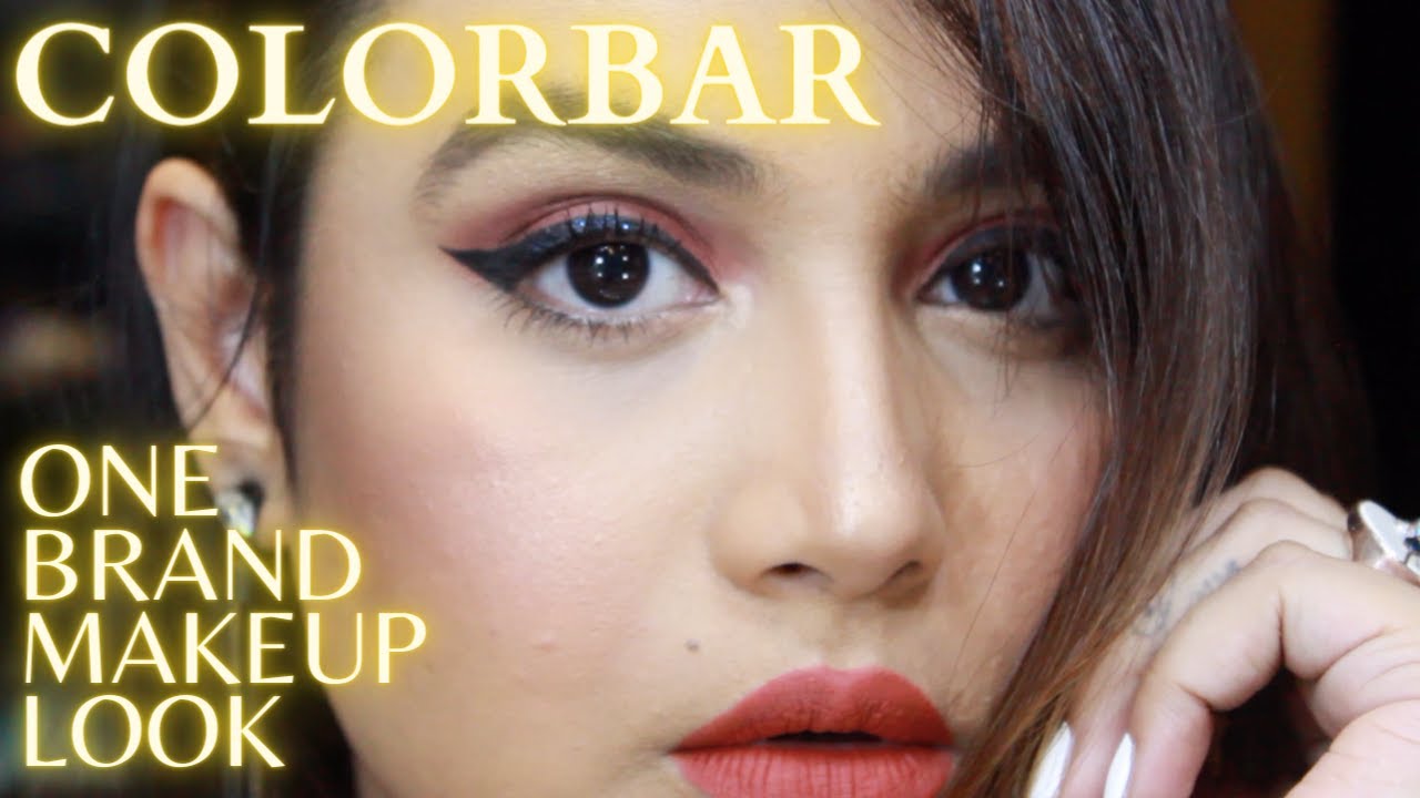 Full Face Of colorbar makeup/One Brand makeup tutorial - YouTube