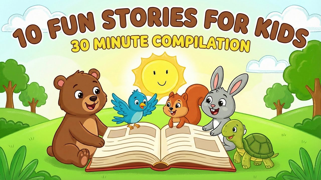 Night Time Stories! Non-Stop Kids Stories! - YouTube