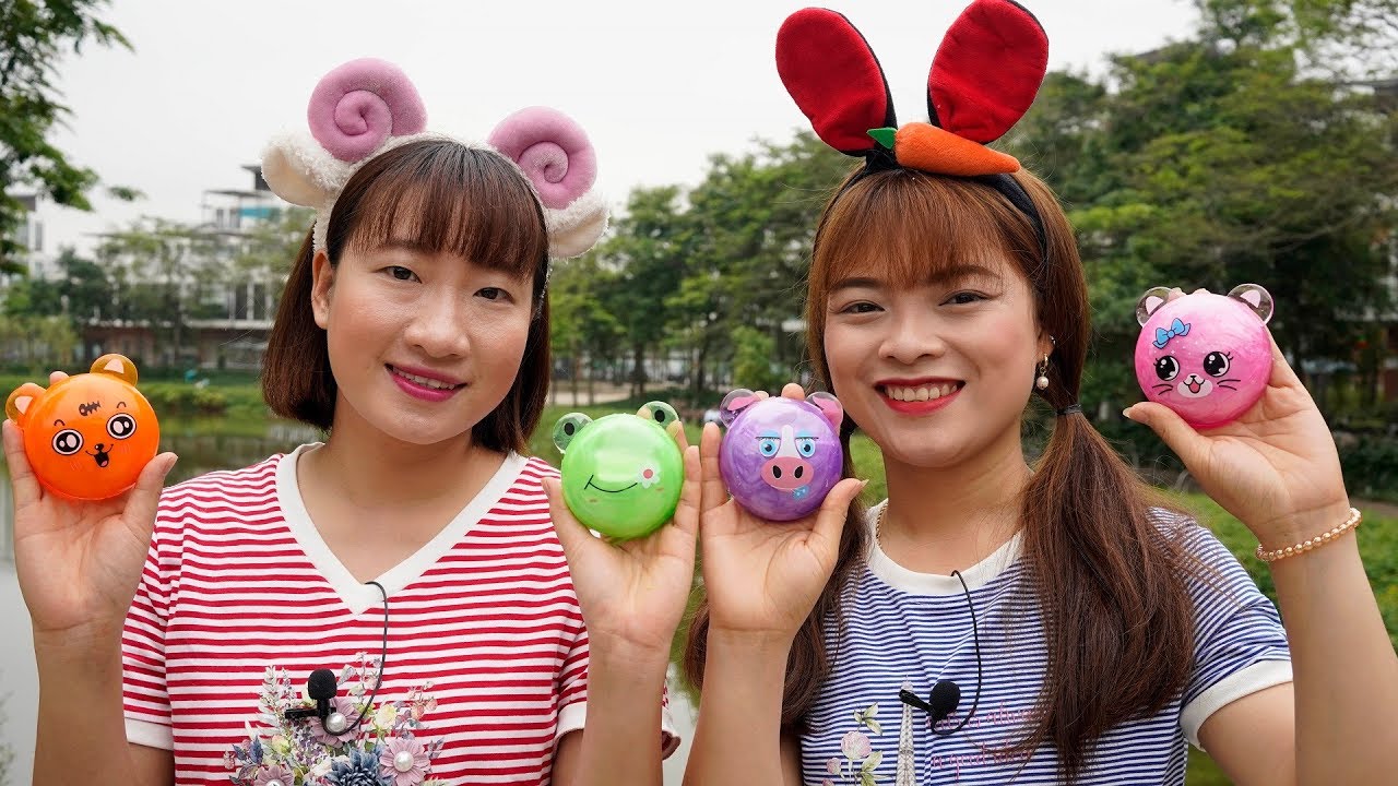 Trò Chơi Trộn Màu Slime BIBI TV - YouTube