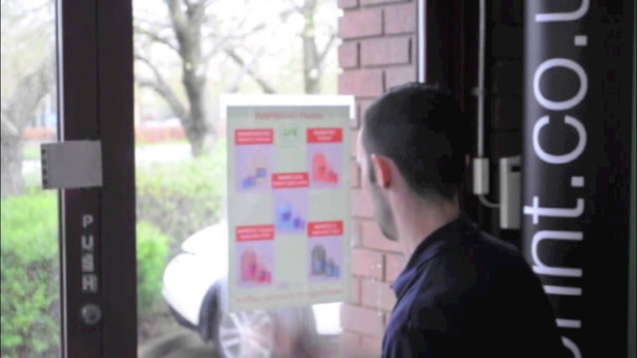 How to 'wet apply' vinyl graphics with RAPIDtac application fluids - YouTube