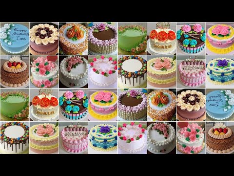 👌🎂Very Beautiful Round Cake Design Ideas/Latest Round Cake Decorating ...