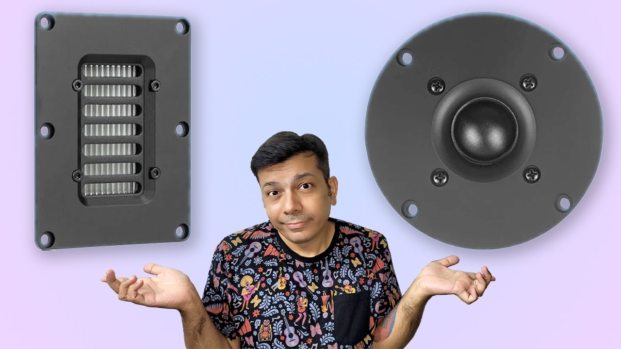 कौनसा BEST - Ribbon Tweeter vs Silk Dome Tweeter - YouTube