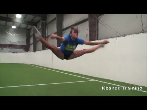 Cheerleading Toe Touch Tips | Cheer Training with Kinetic Bands | Part ...