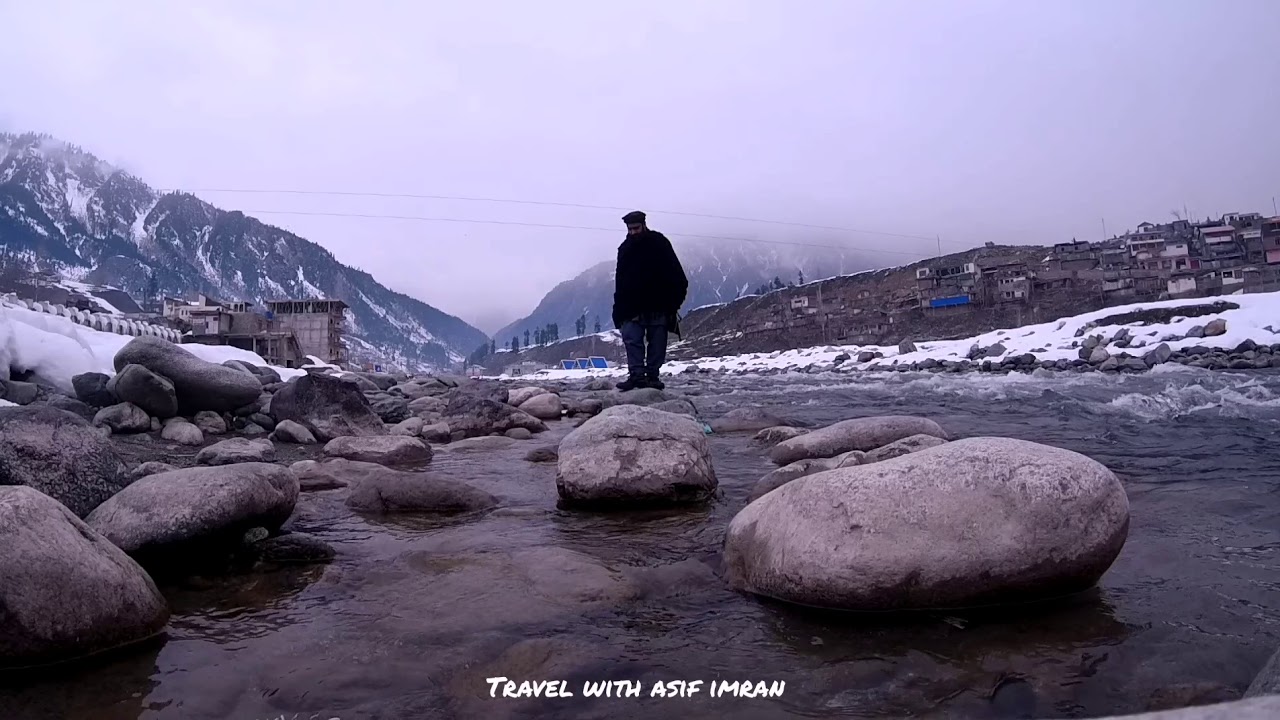 Sawat river | beautiful river sawat kalam | sawat in winter 2020 - YouTube