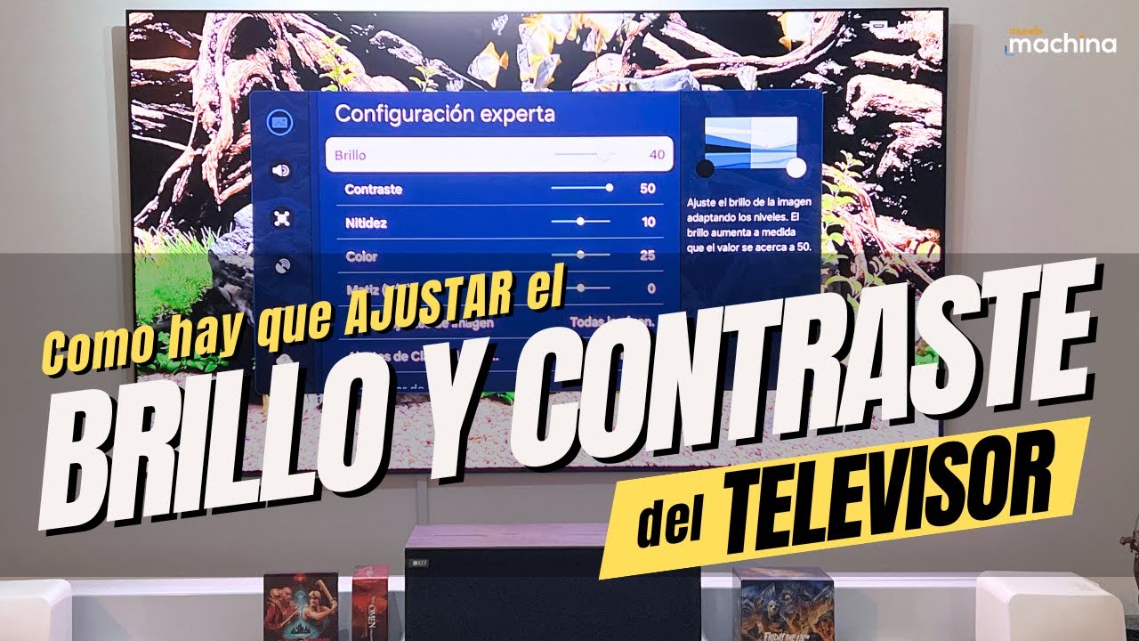 Como Ajustar el BRILLO Y CONTRASTE del TELEVISOR para que se vea EXCELENTE | Tutoriales TV - YouTube