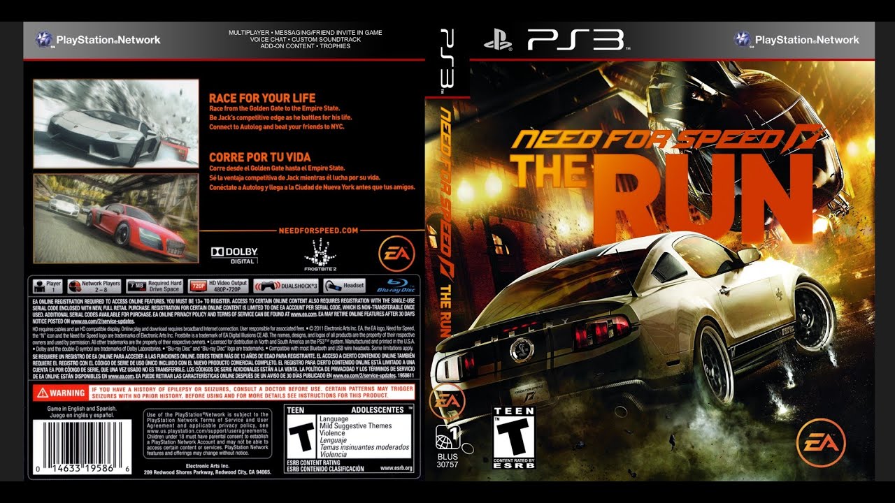 Need for Speed: The Run (2011) - Full Game | PS3 | HD | 1080p | - YouTube
