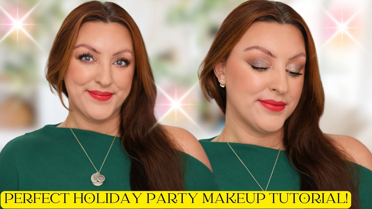 PERFECT HOLIDAY PARTY MAKEUP TUTORIAL | Easy Makeup Look For ANY ...