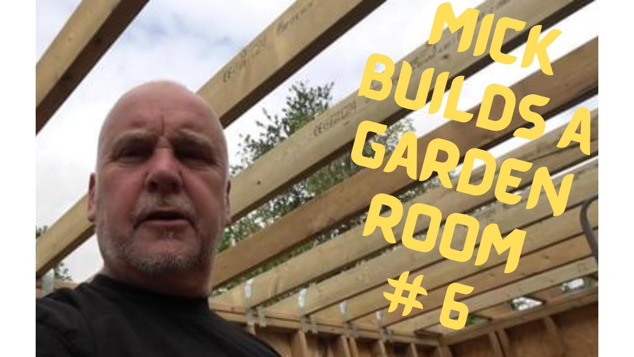 garden room # 6 epdm rubber roof # fascia & soffit - YouTube