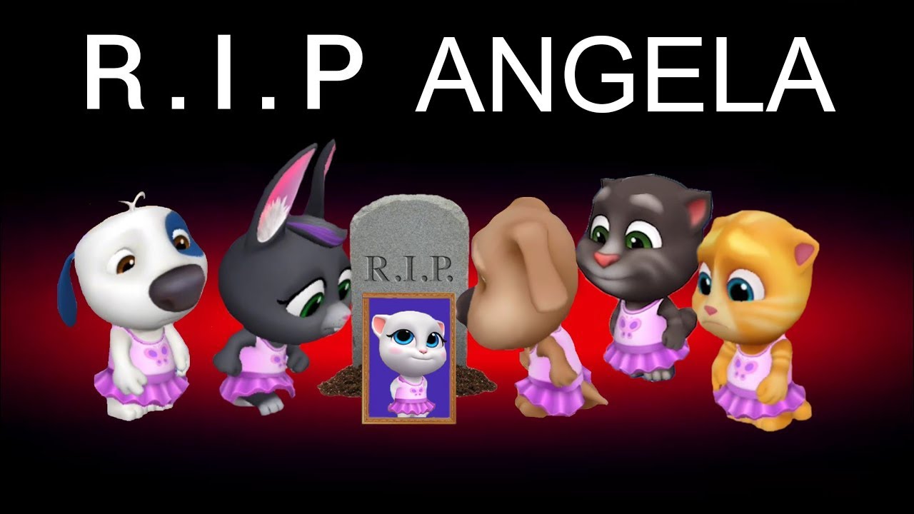 My Talking Tom Friends - AMONG US - R.I.P ANGELA - YouTube