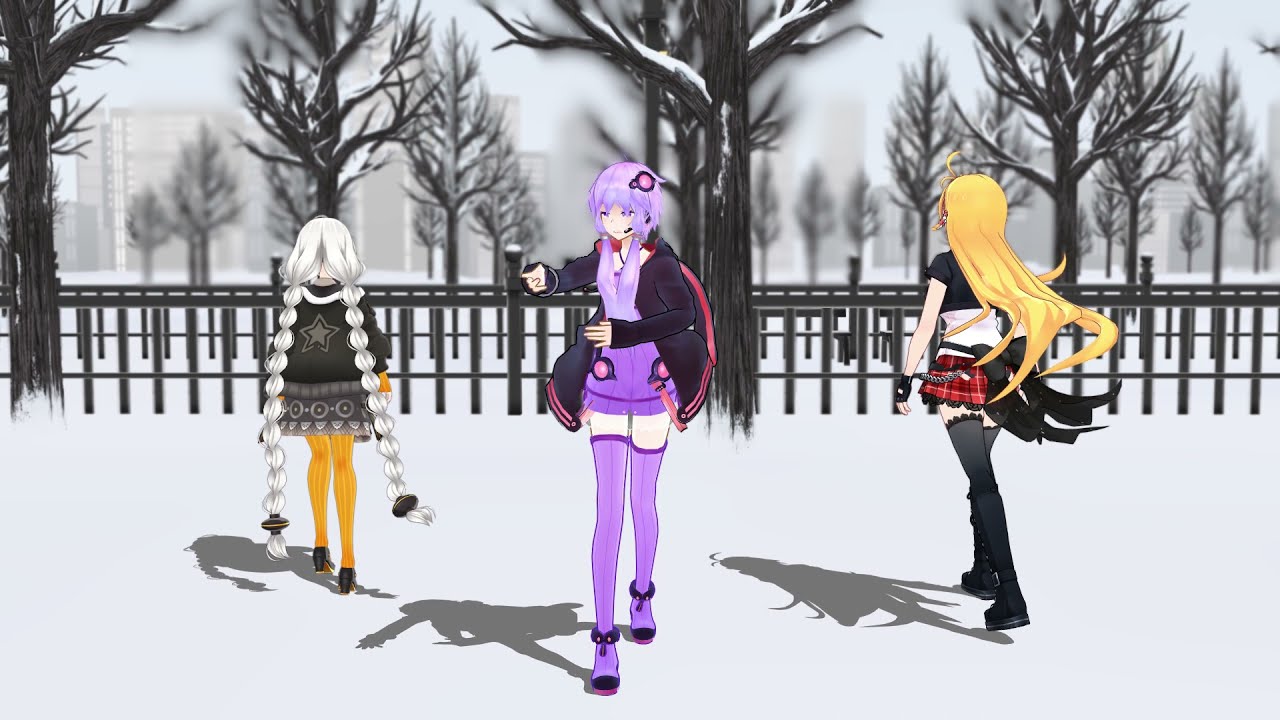 【MMD踊ってみた ゆかあかマキ】Henceforth【結月ゆかり生誕十周年】 - YouTube