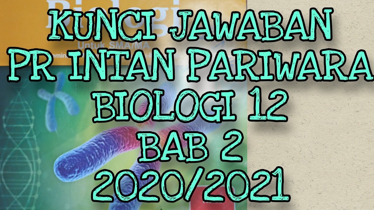 Kunci Jawaban Biologi 12 Bab 2 Metabolisme sel - YouTube