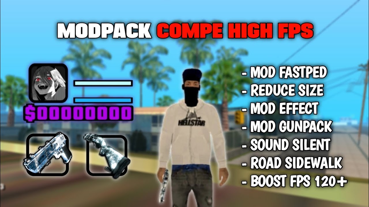 MODPACK COMPE || HIGH FPS NO LAG || GTA SAMP - YouTube
