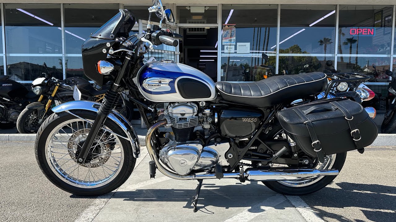 2000 Kawasaki W650 ...Super Clean Modern Classic in the Bay Area! - YouTube