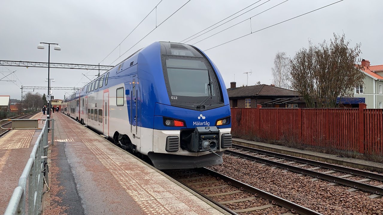 Tågresa med nya Mälartåg (ER1) Stockholm - Arboga och tillbaka - YouTube