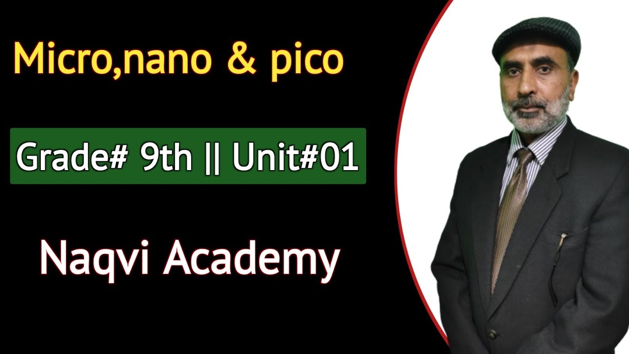How to relate Micro, Nano & Pico || Unit # 1 || Physics 9th || Naqvi ...