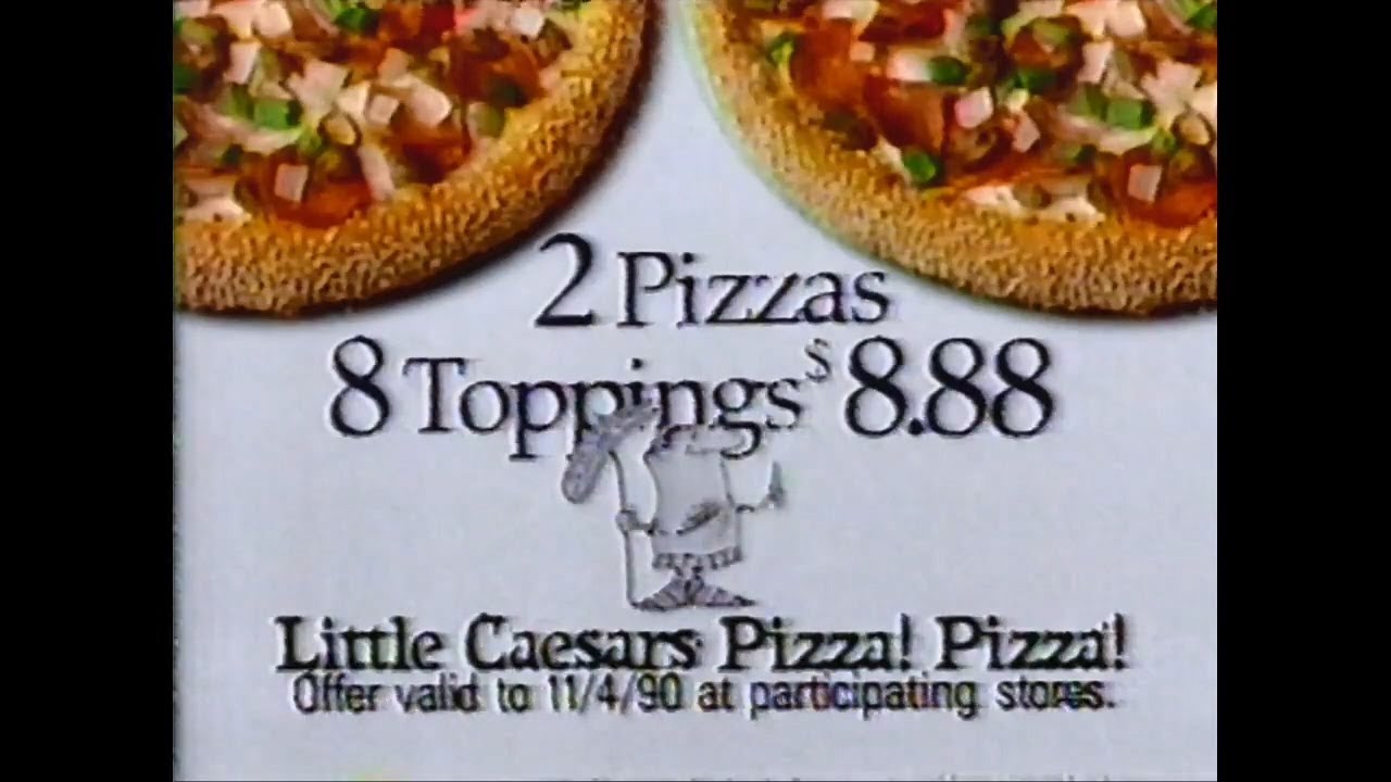Little Caesar's Pizza ad from 1990 - YouTube