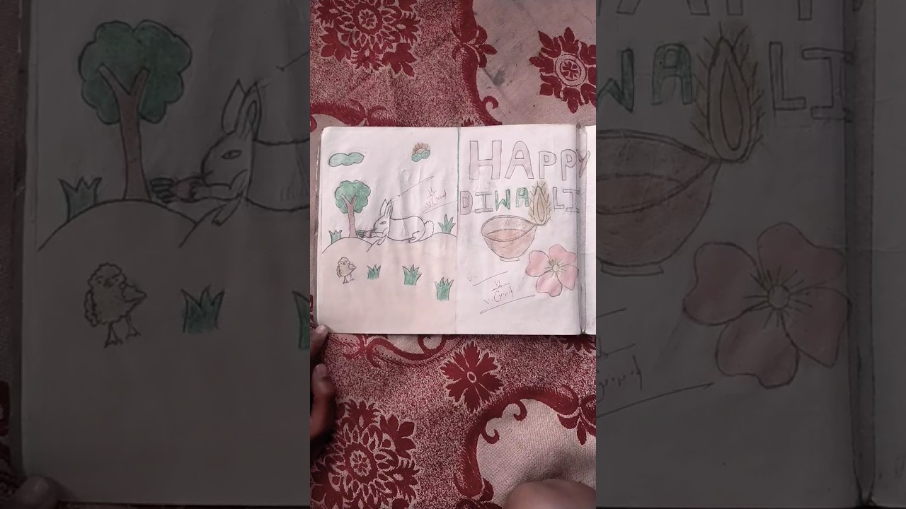 class 4th drawing Book 📚. FOR 1 part 2 part comment - YouTube