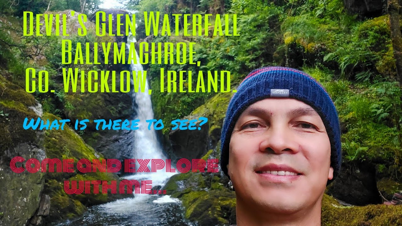 Devil's Glen Waterfall, Ballymaghroe, Co. Wicklow, Ireland. - YouTube