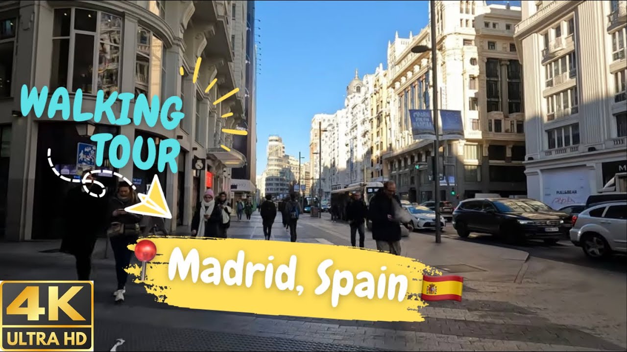 Walking Tour in📍Madrid, Spain 🇪🇸! [4K video] - YouTube