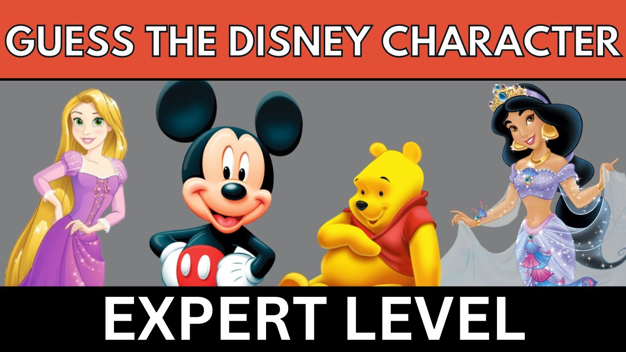 Guess the Disney Character Quiz | EXPERT LEVEL - YouTube