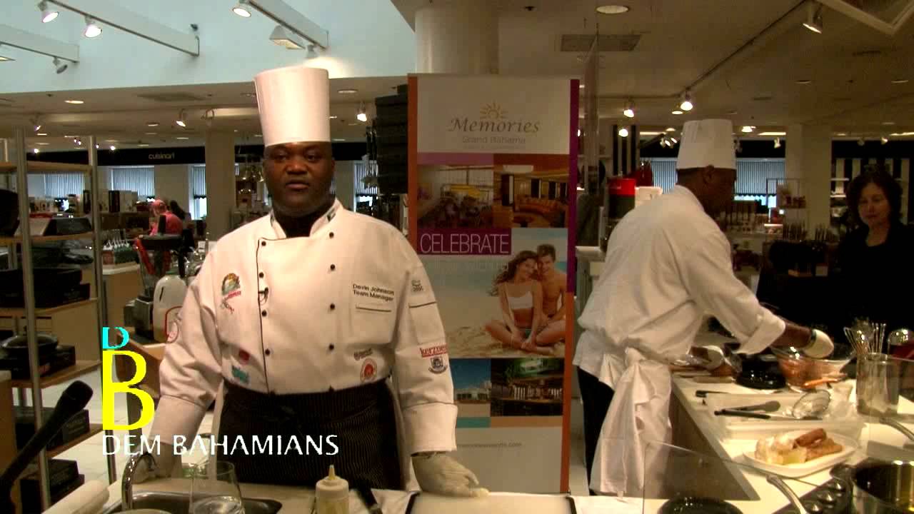 Bahamian Chef Devon Johnson and Brian Robinson at the Chef Week at ...