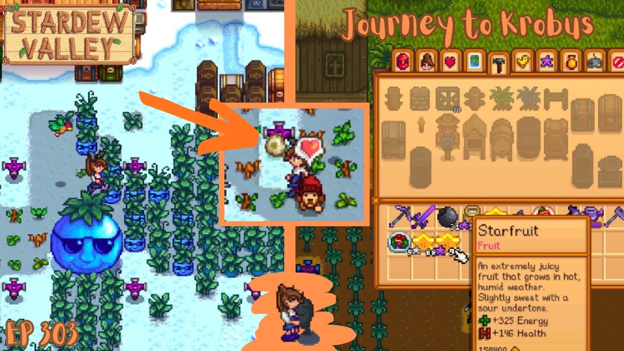 Giant Qi Fruit, Iridium Star Fruit & Our Dog's Dinosaur Egg-Stardew ...