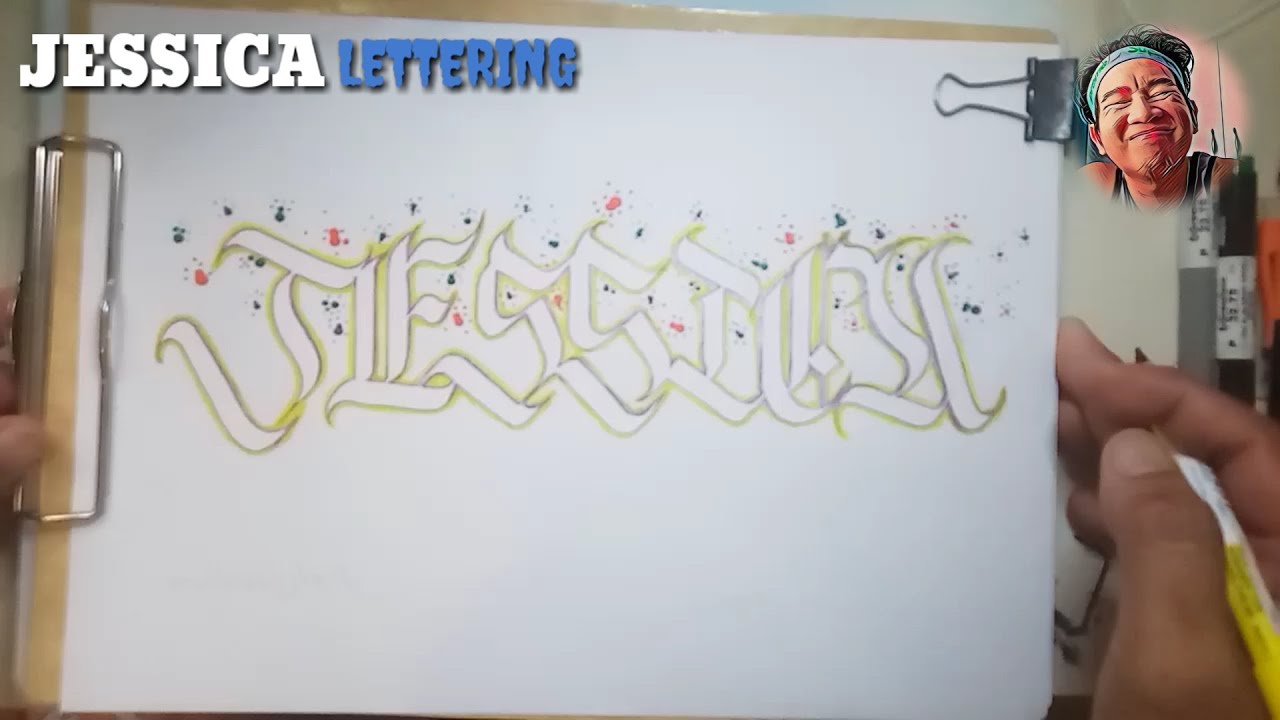 JESSICA LETTERING - YouTube
