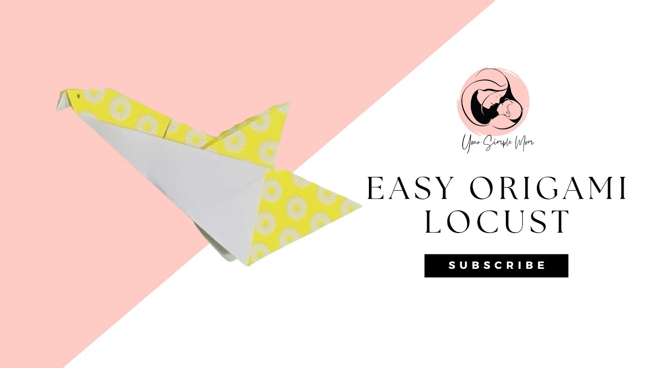 Learn How to Make an Easy Origami Locust | Simple Origami Insect ...