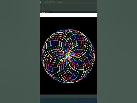 Draw Spiral Circle Using Python Turtle | #shorts #shortvideo #short #python #pythonturtle - YouTube