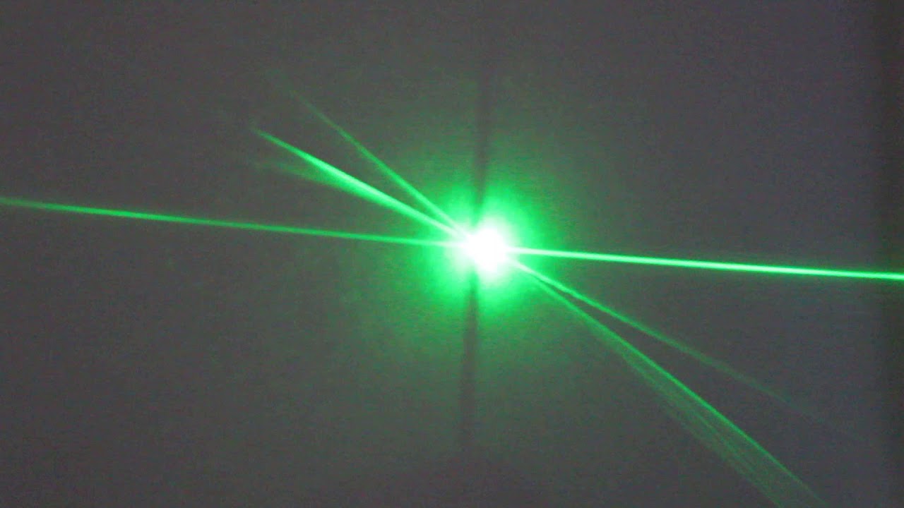 what if you put a pin in front of a laser - YouTube