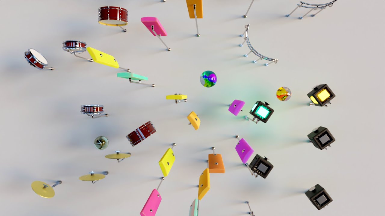 Marbles Play the Song on Cool Instruments! - YouTube