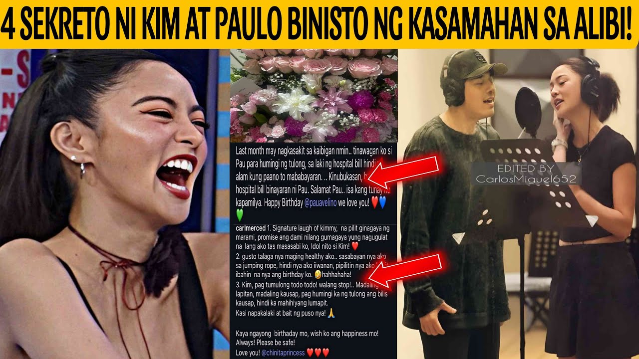 GRABE NATO‼️4 SECRET KINA KIM AT PAULO,BINISTO NG KASAMAHAN SA ALIBI‼️ ...