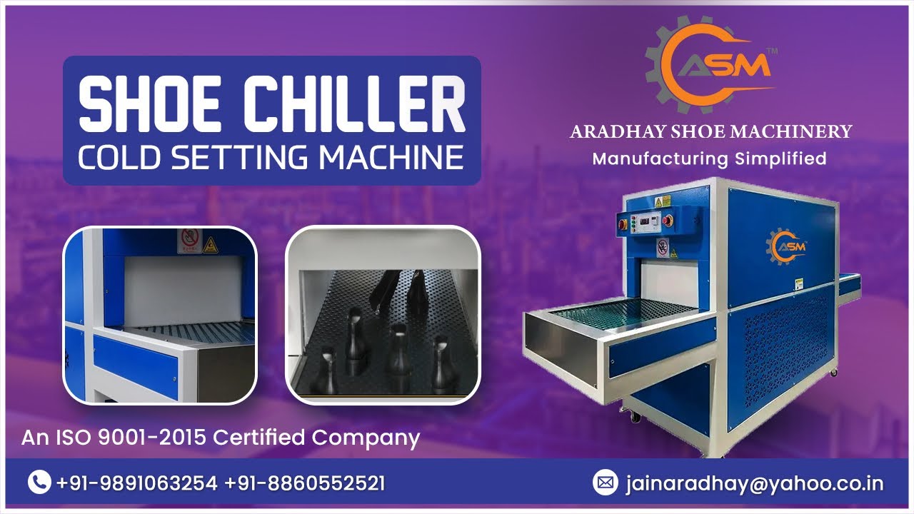 Shoe Chiller Cold Setting Machine - YouTube