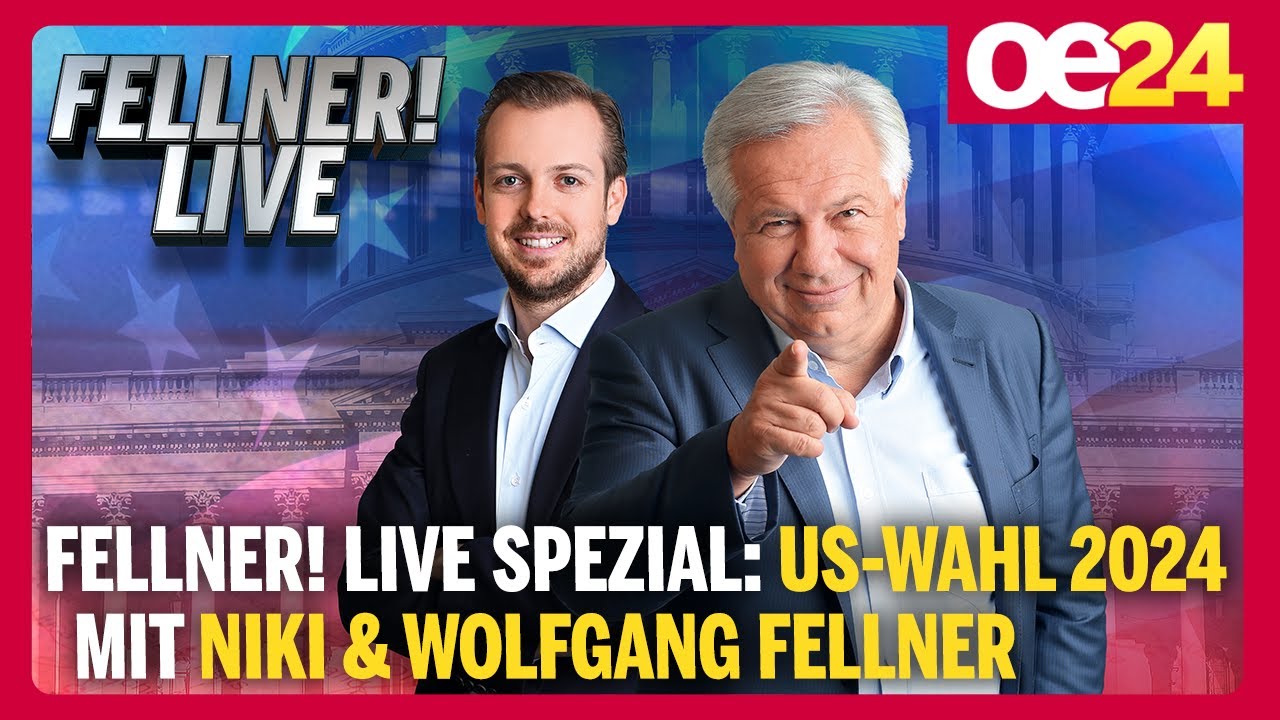 FELLNER! LIVE Spezial zur US-Wahl 2024 mit Niki & Wolfgang Fellner ...