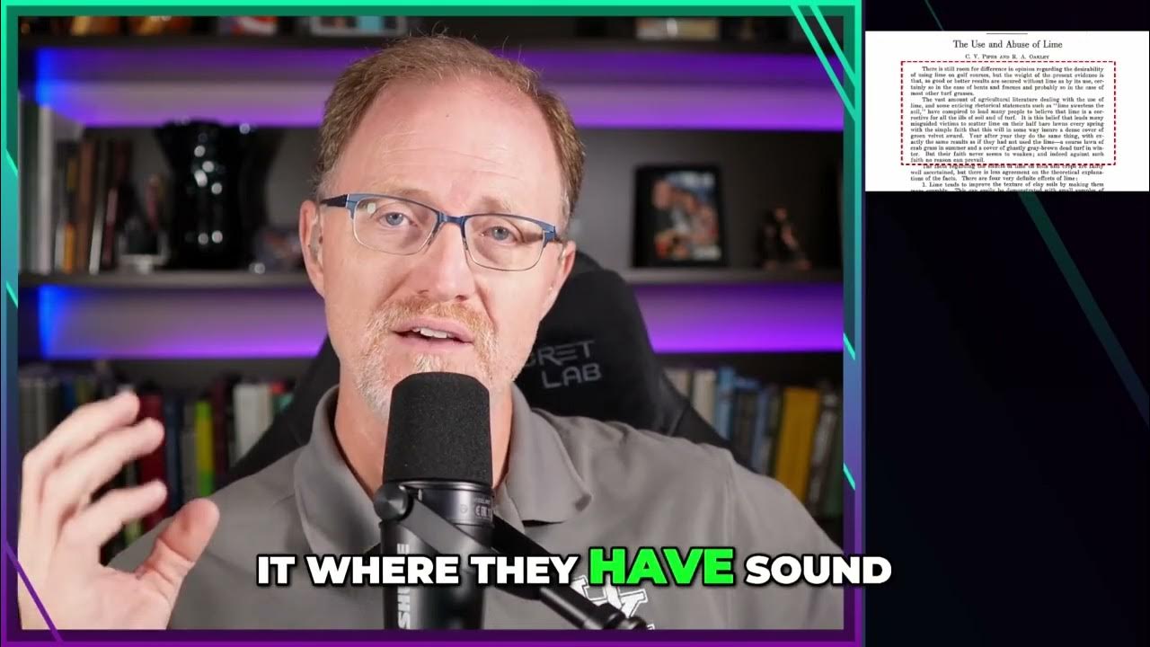 Ho Do You Know You Need to Apply Lime? - YouTube