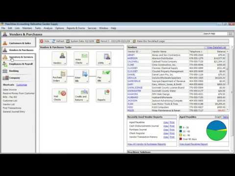 peachtree tutorial Chapter 1 INTRODUCTION TO PEACHTREE part2 Getting ...