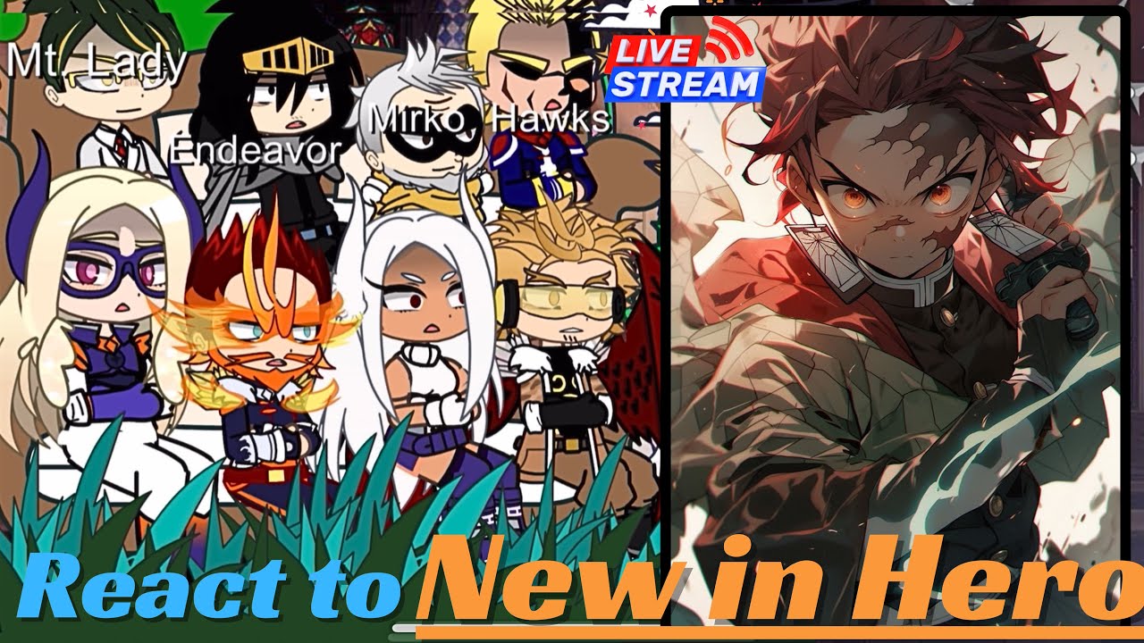 Pro heroes react to tanjiro kamado as the new pro hero | MHA BNHA ...