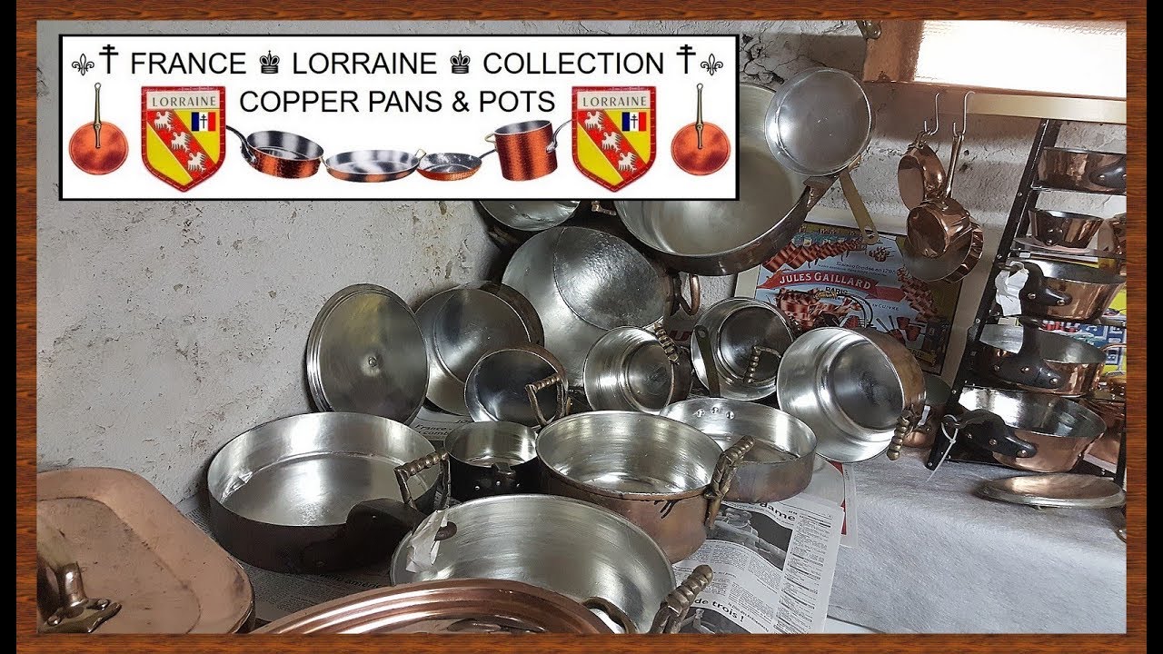 Ecological Retinning Copper Pans Pots by TJ FRANCE - YouTube