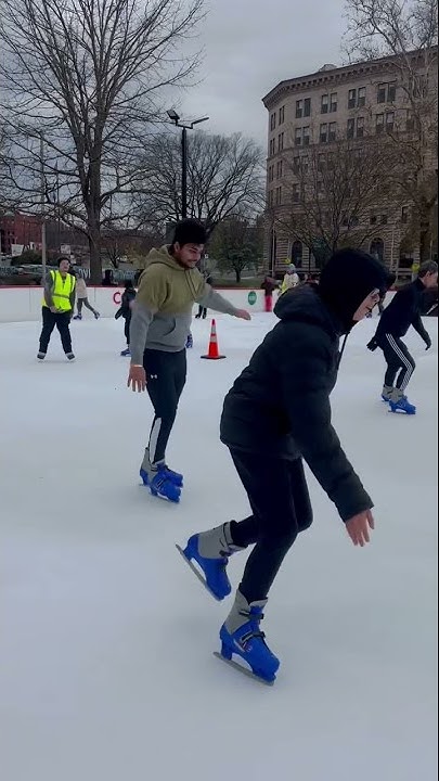 My first Ice skating #usa #iceskating #fun #wintercollection - YouTube