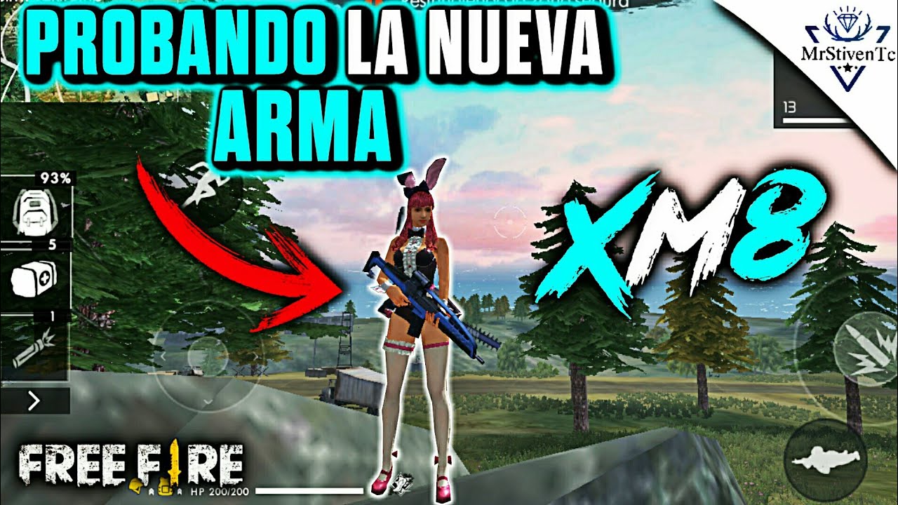 PROBANDO LA NUEVA ARMA (XM8) *ESTA BIEN PRO* FREE FIRE - YouTube