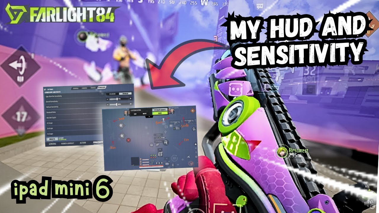 My HUD and Sensitivity Ipad Mini Farlight 84 || FARLIGHT 84 - YouTube
