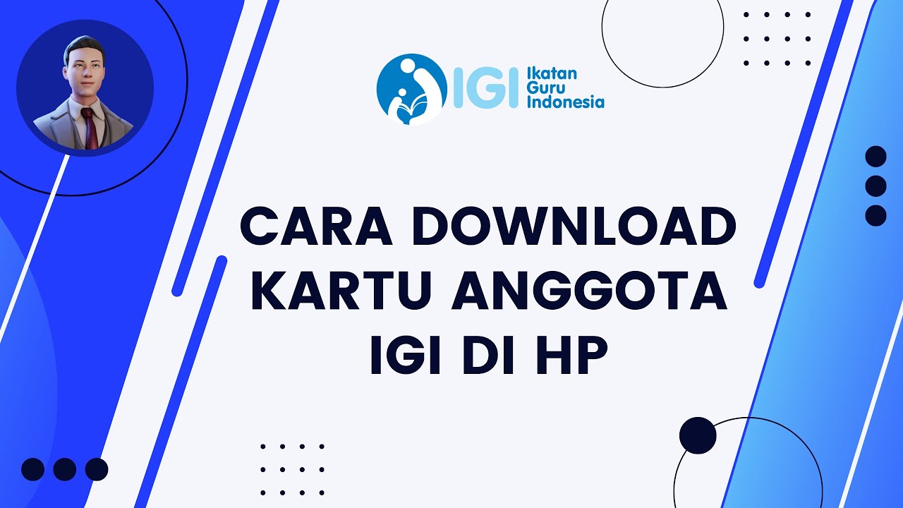 Cara Download Kartu Anggota IGI di HP - YouTube