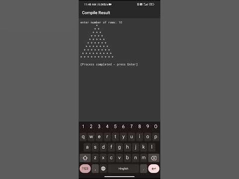 ## star pyramid pattern in c programming 👍## part 2 👍|| **star pattern ...