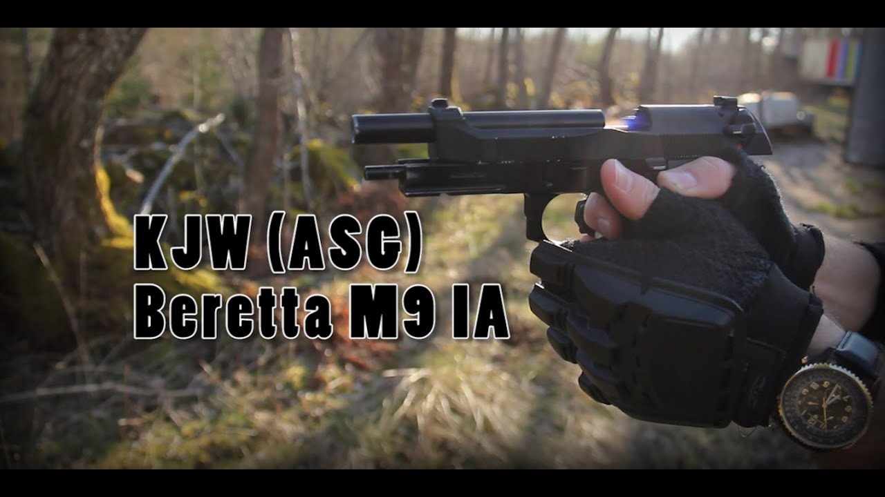 [Airsoft] - KJW (ASG) Beretta M9 IA review - YouTube