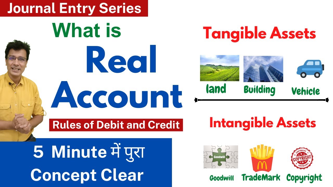 Real Account क्या होता हैं-| Rules of Debit and Credit | Journal Entry ...