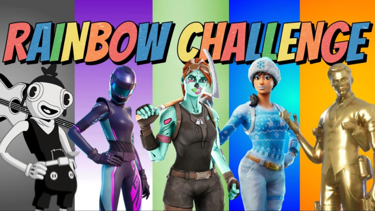 RAINBOW LOOT CHALLENGE - YouTube